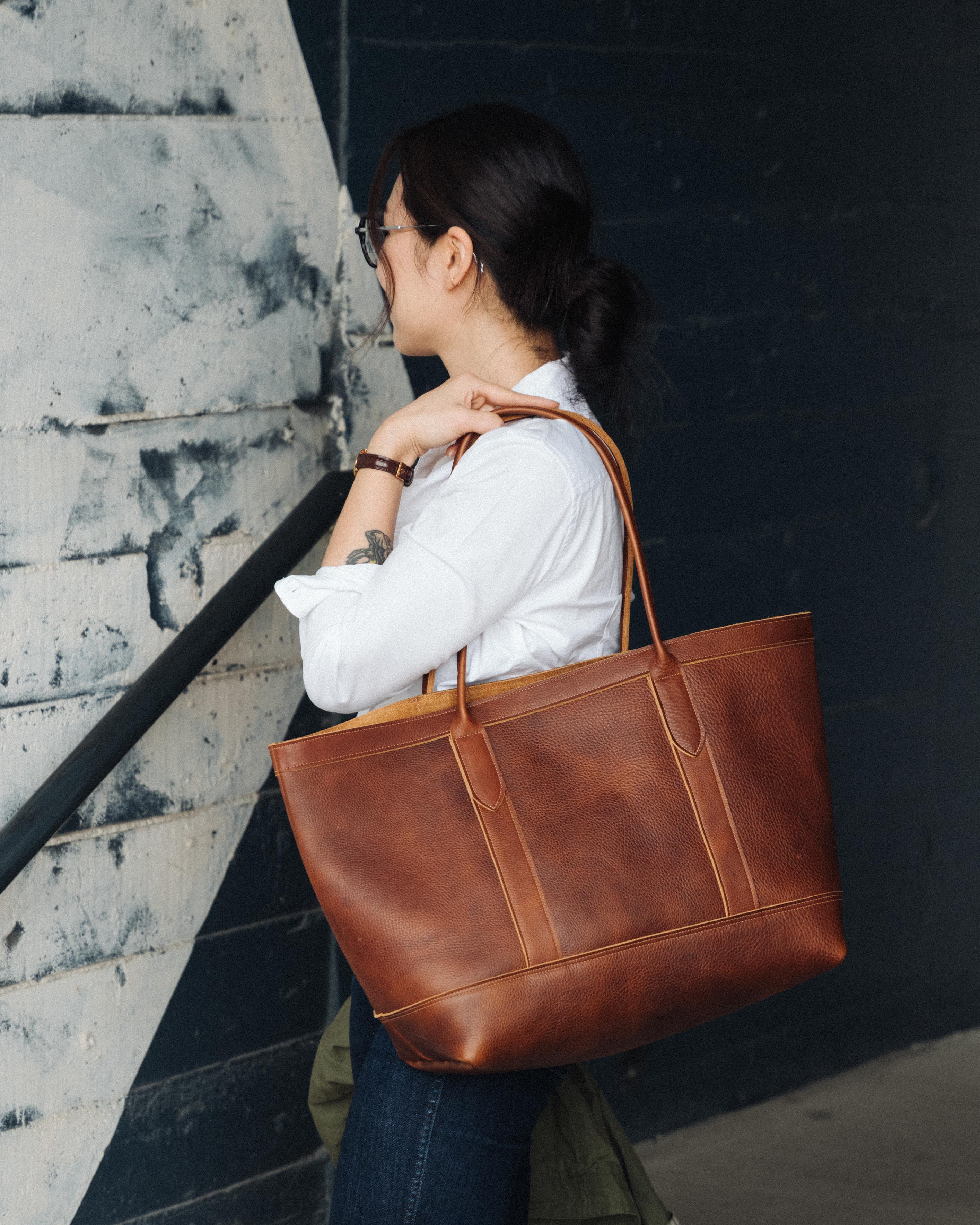 Leather Tote Bags | leather bags, totes, and carryalls made in USA ...