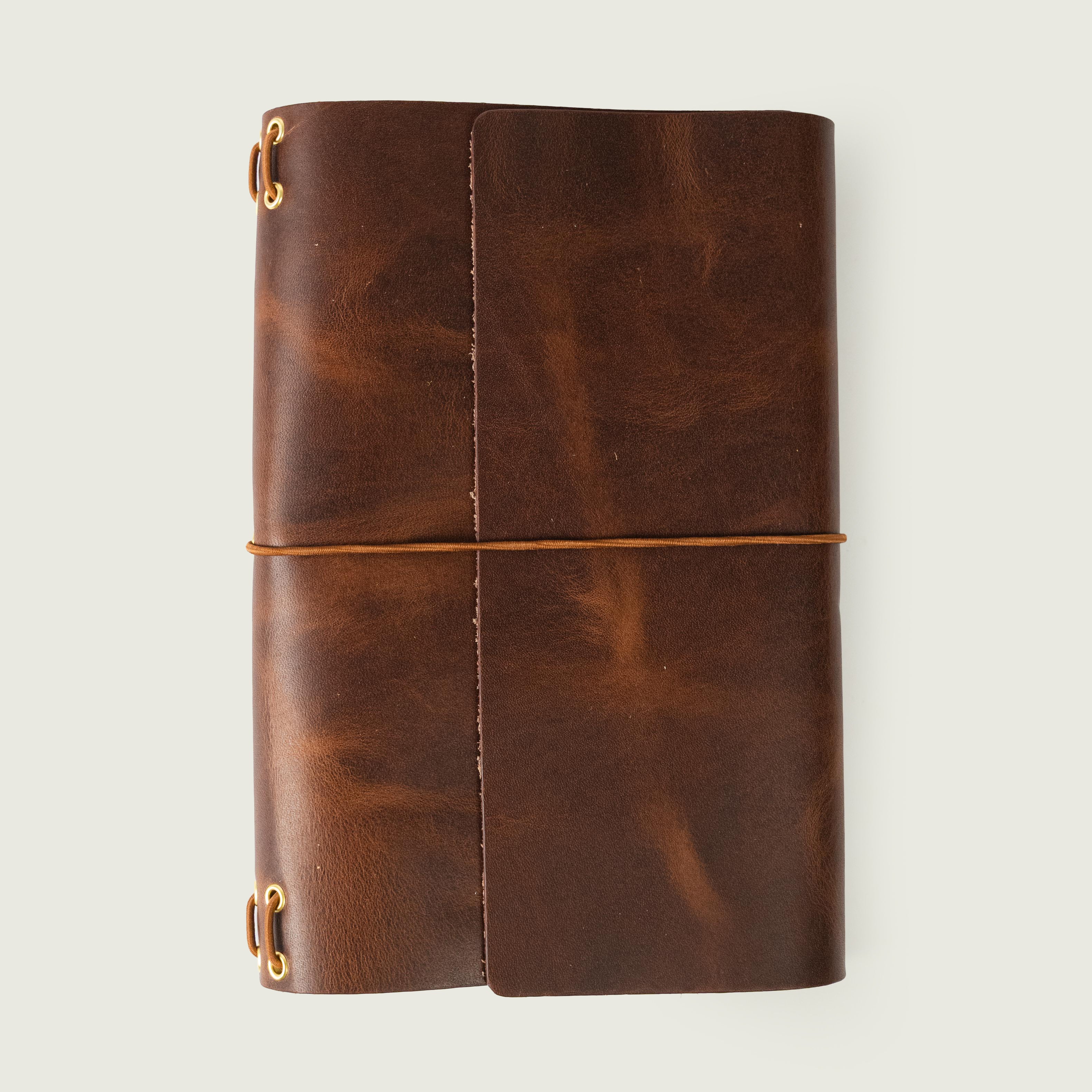 Sesame Double Shot Travel Journal | Leather Journal at KMM & Co.
