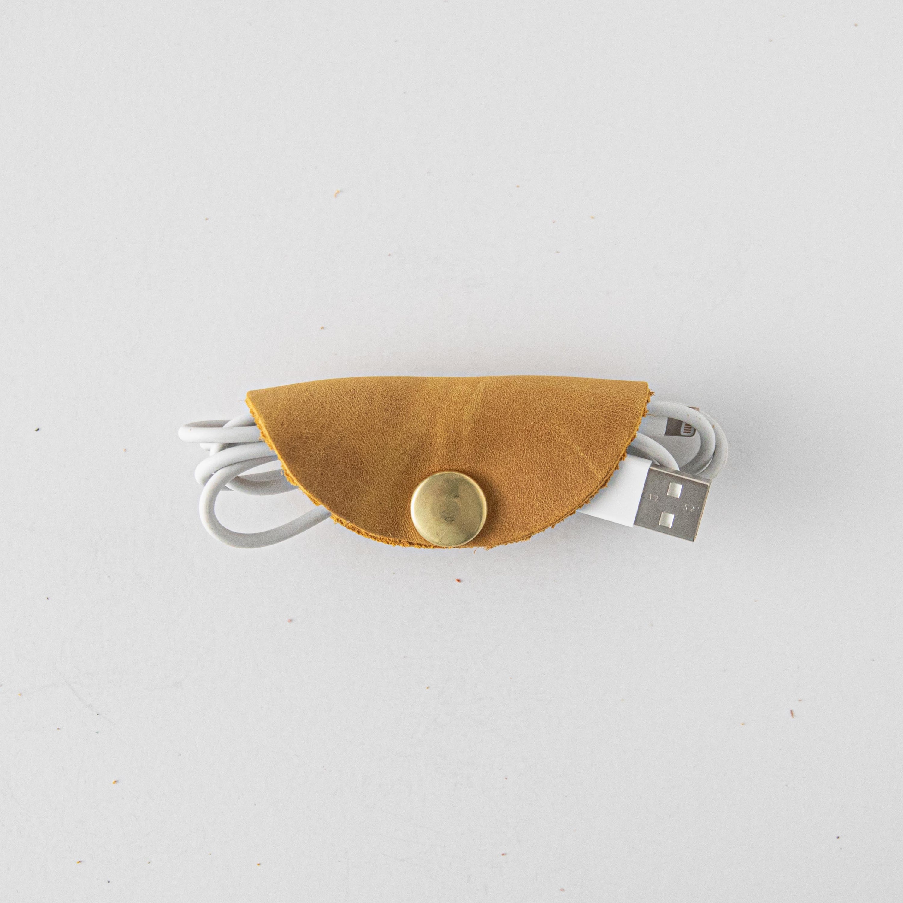 Mustard Gift Set | Leather goods handmade in the USA by KMM & Co.